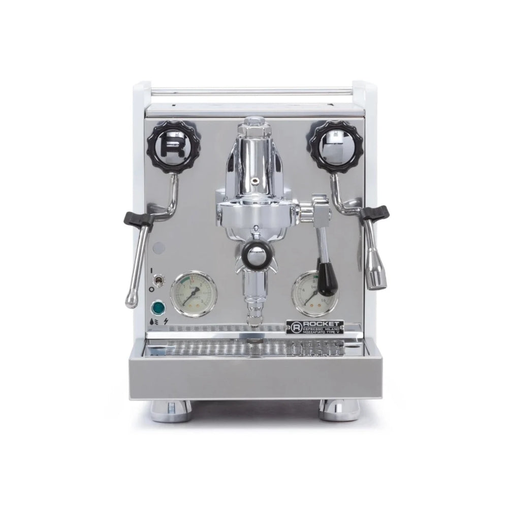 Rocket Mozzafiato Type V (PID) Shot Timer Espresso Machine- White ...